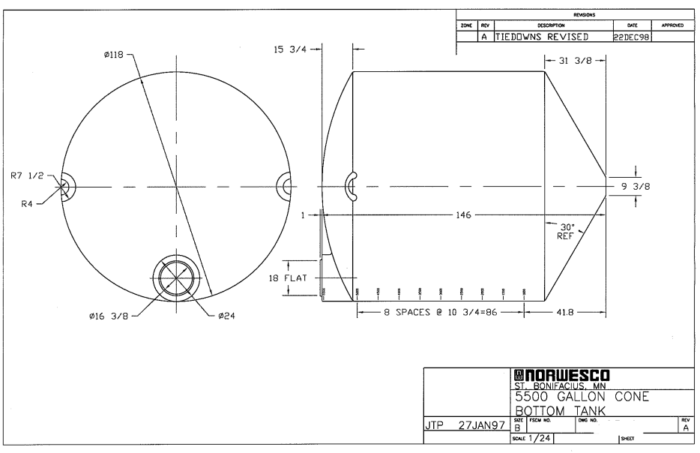Cone Bottom Tanks